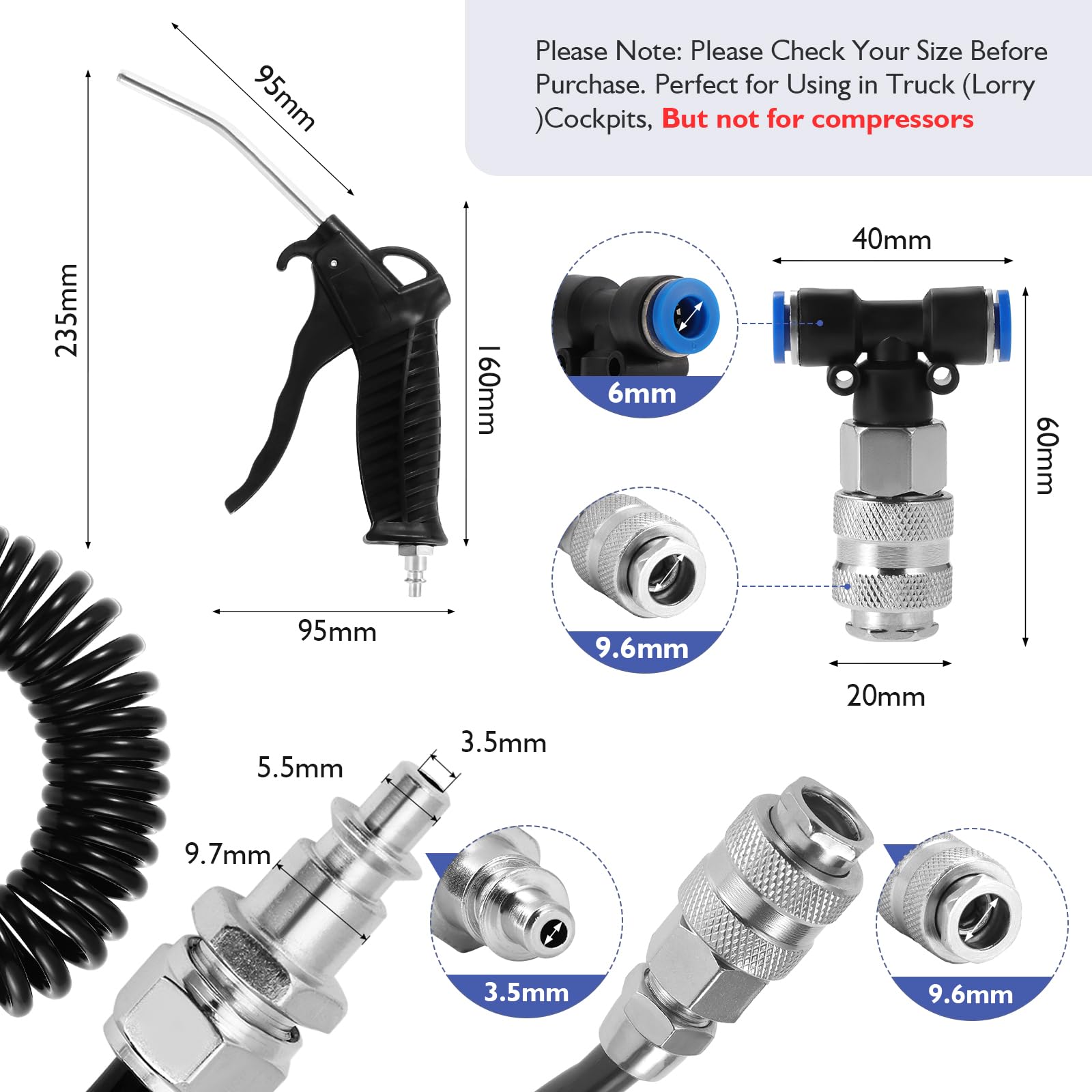 Lorry Driver Accessories New Lorry Trucks Cars Heavy Duty Air Duster ...