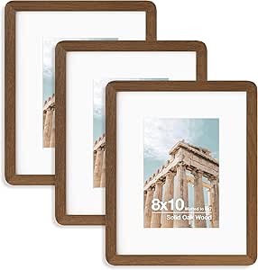Amazon.com - FLYJOE 8X10 Solid Oak Wood Photo Frame | 8X10 Picture ...