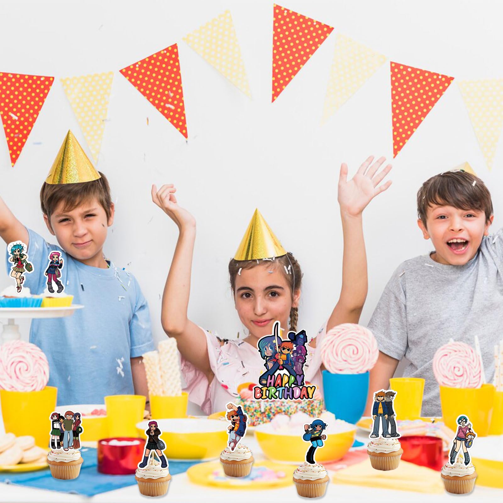 Snapklik.com : Scoot Pilgrim Party Cake Decorations, Scoot Pilgrim ...