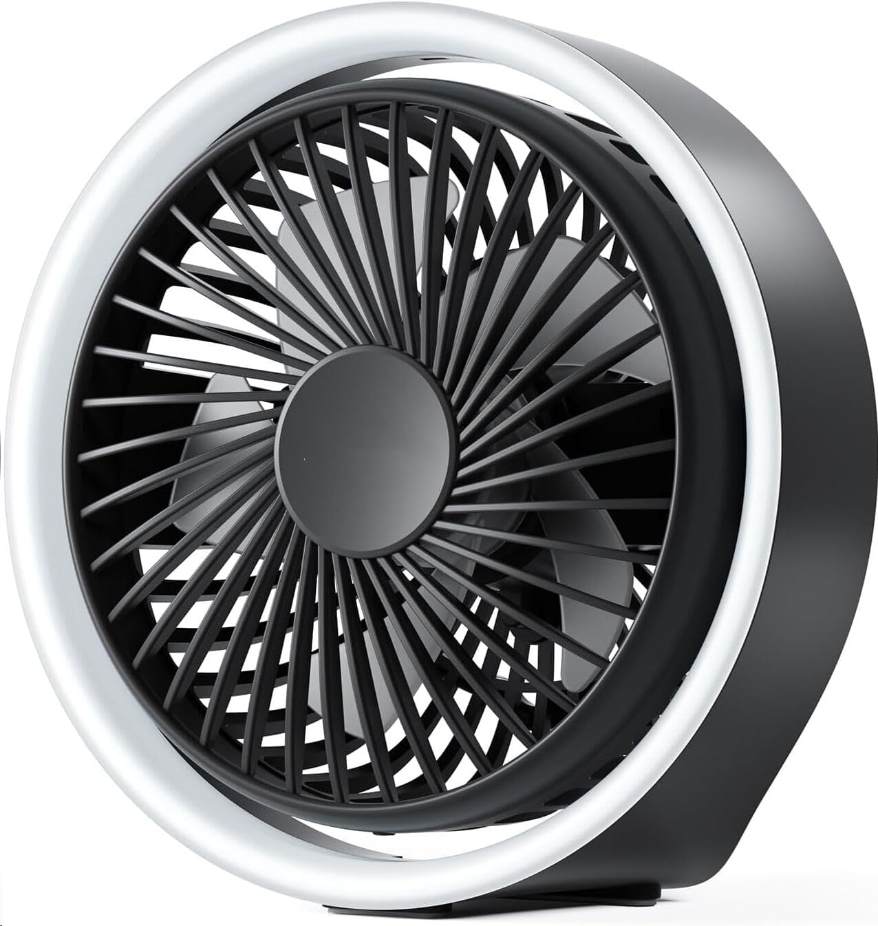 Amazon.com: EasyAcc Cordless Small Desk Fan Quiet, Silent Desk Fan ...