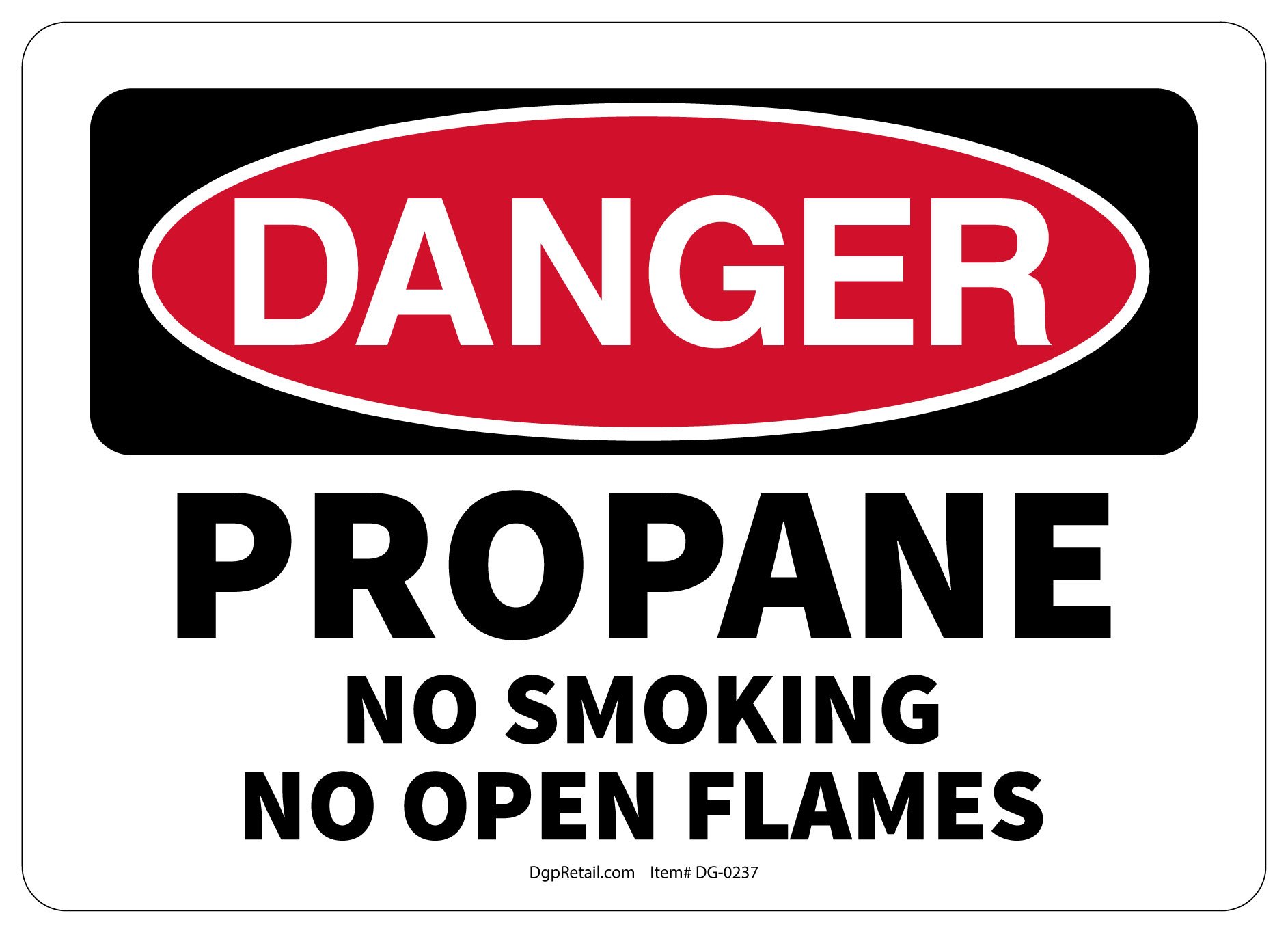 Propane Safety Signs