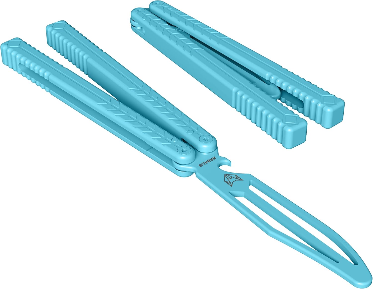 Amazon.com : Nabalis X Will Hirsch Vulp Teflon Knife Balisong Trainer ...