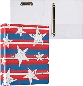Amazon.com : VKPSCHJ Round 3 Ring Binder with Metal Clipboards 2 Pack ...