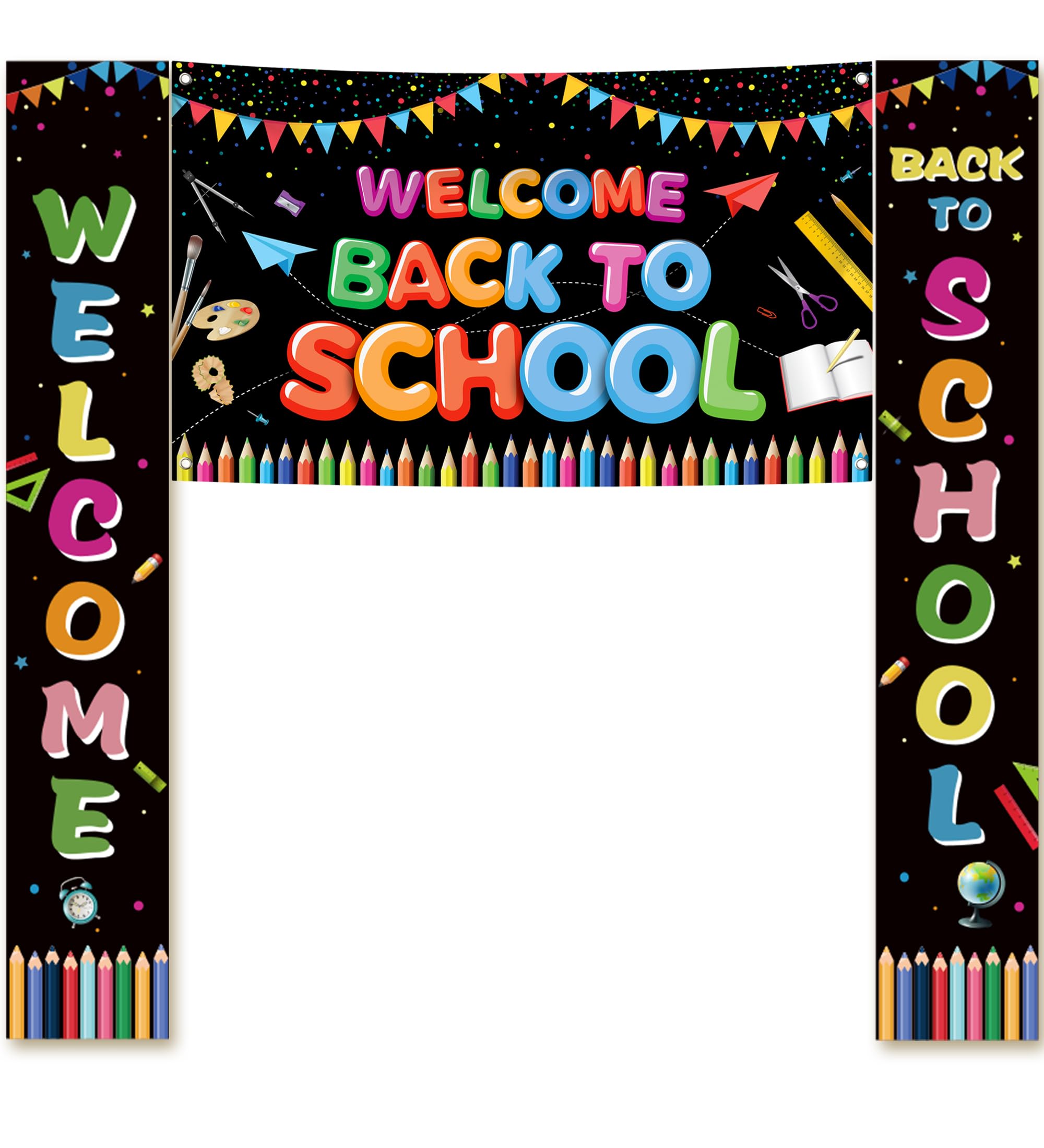 Amazon.com: KatchOn, Welcome Back To School Banner - XtraLarge, 72x44 ...