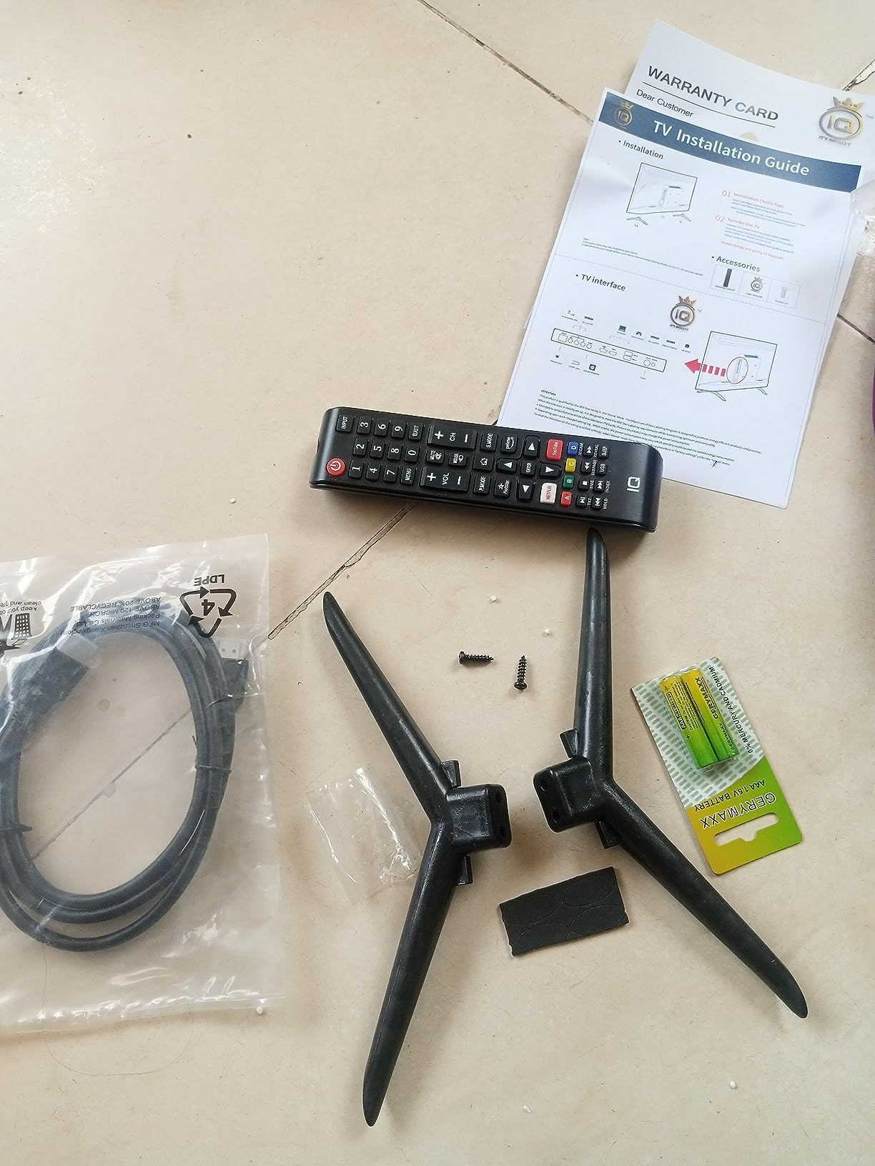 IQ 110 cm (43 inches) Frameless Full HD 2GB | 16 GB IPS Panel Smart LED ...