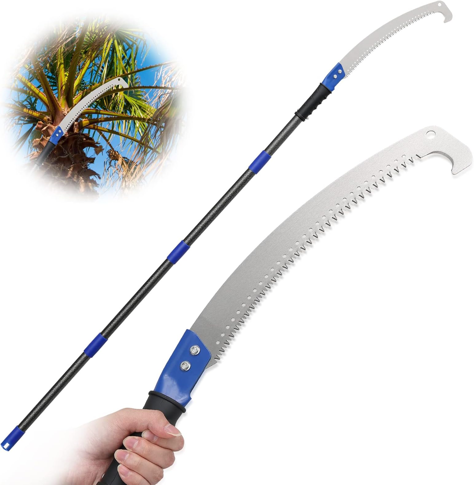 Amazon.com: 4-12 ft Telescoping Pole with Tree Pruner Extendable for ...