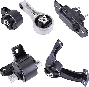 Amazon.com: Motomint 5Pc Engine Mounts&Transmission Mount Set ...
