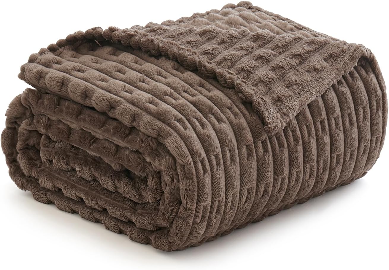MIULEE Soft Fleece Throw Blanket Flannel Warm Comfortable Throws for ...