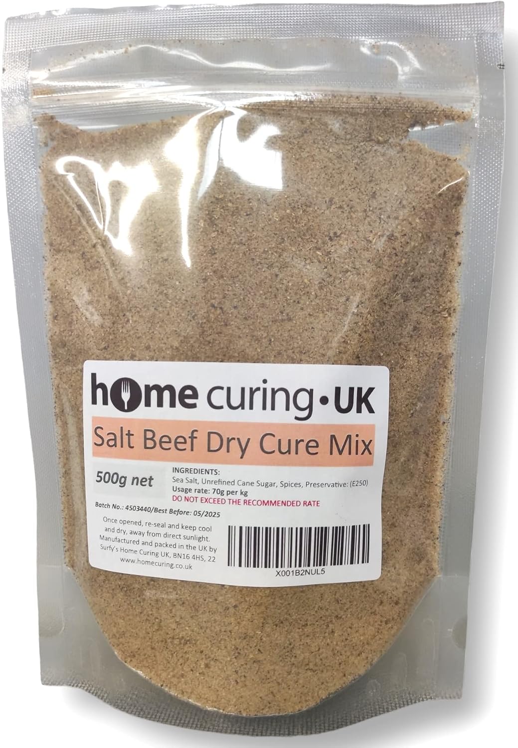 Surfy's New York Deli Style Salt Beef Cure Mix - 500g : Amazon.co.uk ...