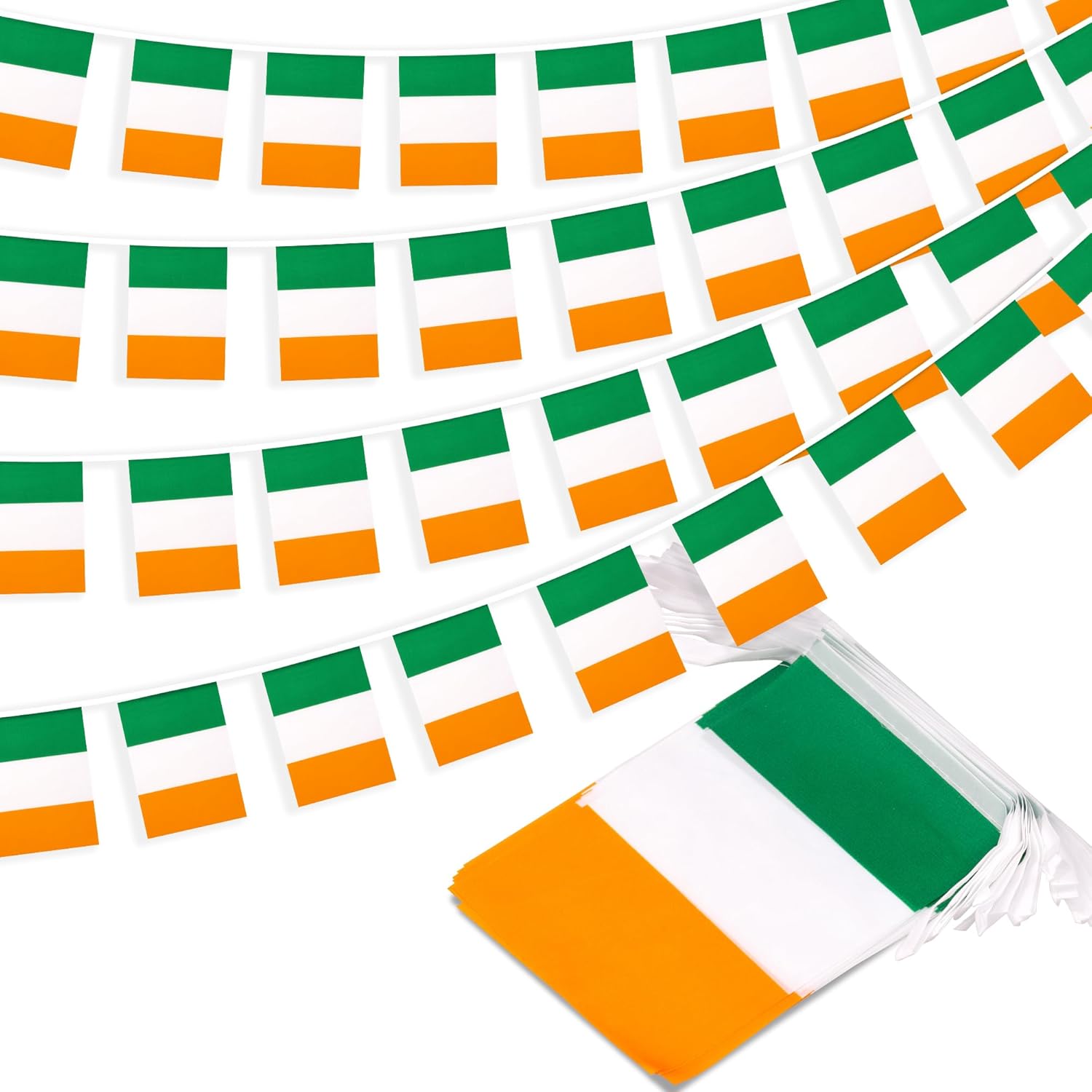 Amazon.com : Ireland String Flag Pennant Banner, Small Mini Irish Flags ...