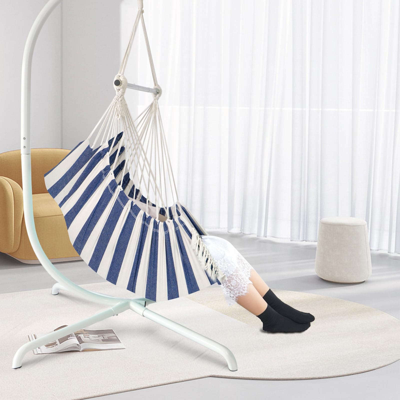 Snapklik.com : Chihee Hammock Chair Hanging Swing Max 500 Lbs 2 ...
