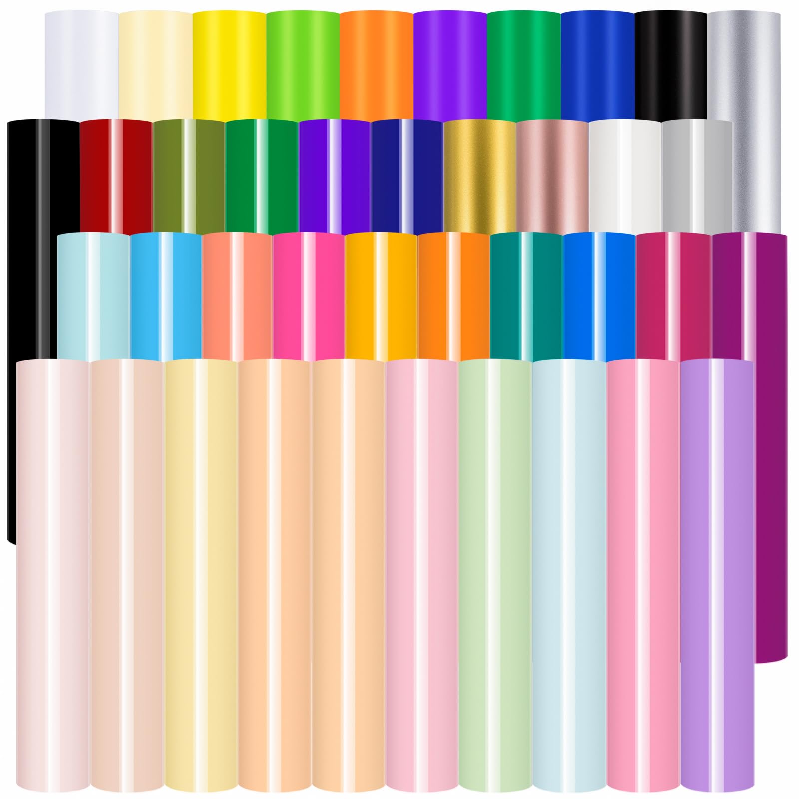 Snapklik.com : VINYL FROG 40 Sheets Adhesive Vinyl Bundle 12x12 Inches ...