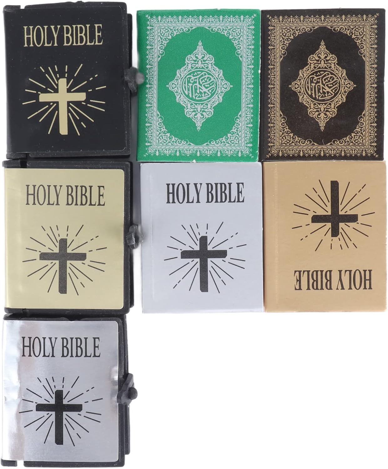 Amazon.com: KooingTech 7 PCS Mini Bible of Miniature Dollhouse Books ...