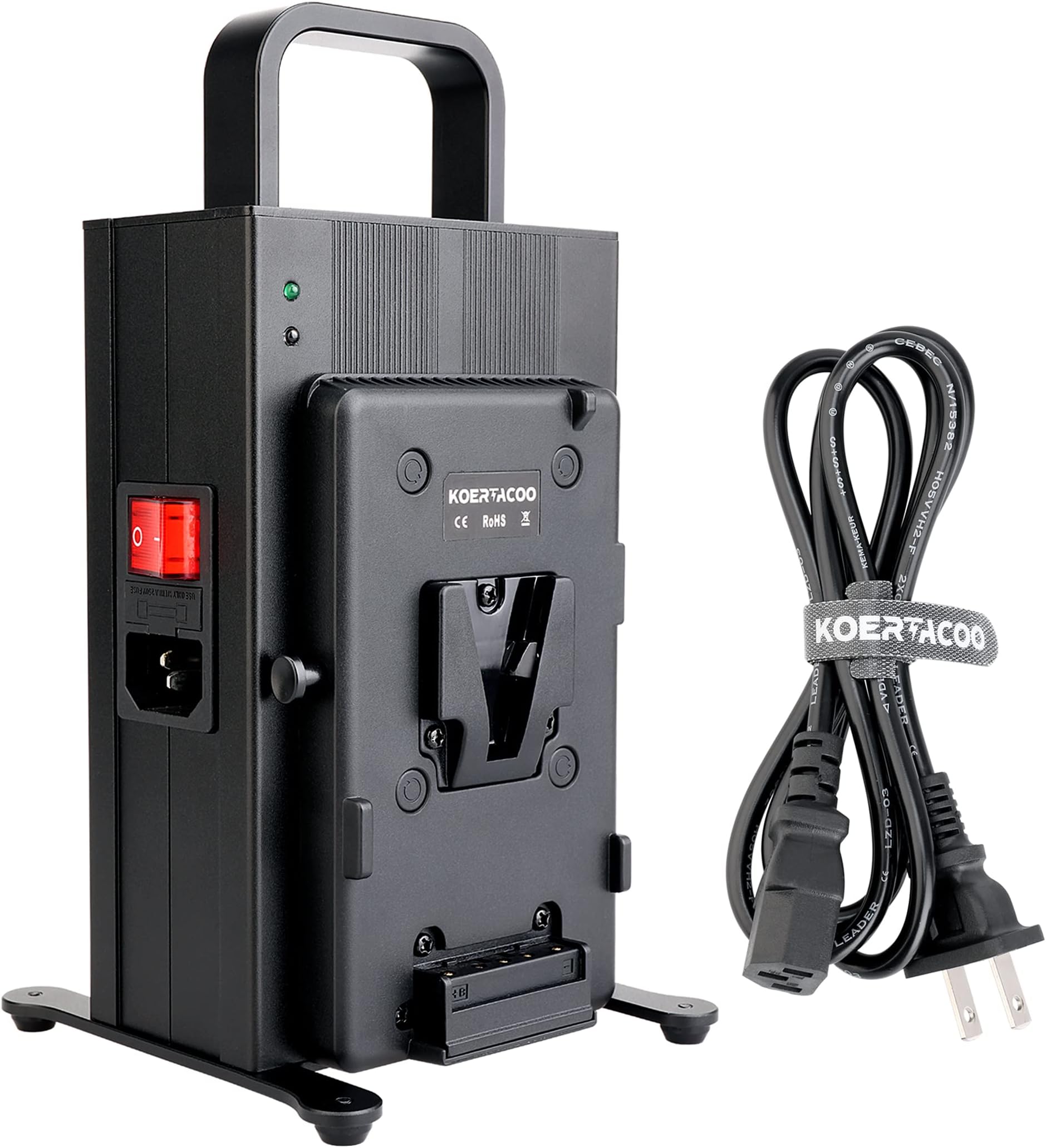 Amazon.com: KOERTACOO 16.8V/3A Dual Channel V-Mount/V-Lock Battery Fast ...