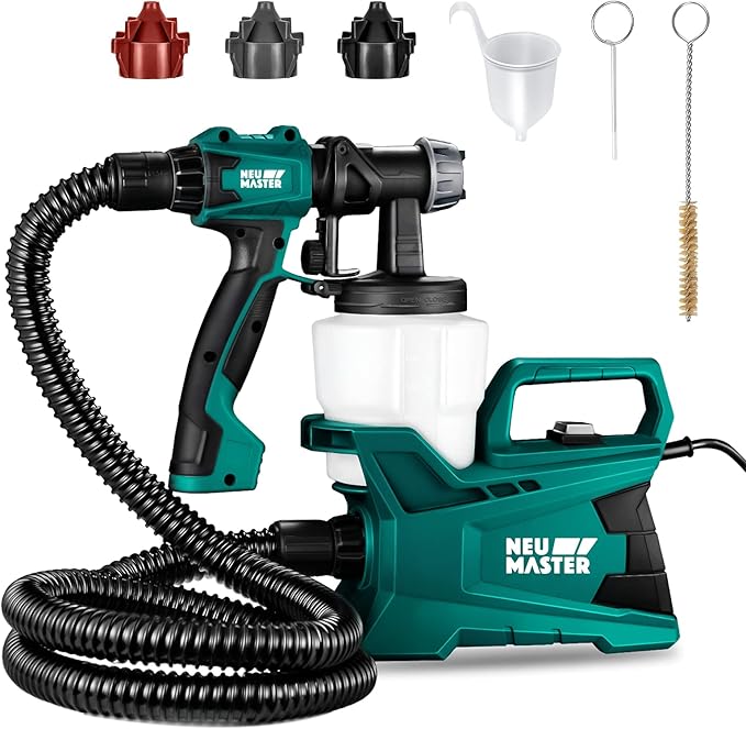 Paint Sprayer, NEU MASTER 600 Watt High Power HVLP Home Electric Paint ...