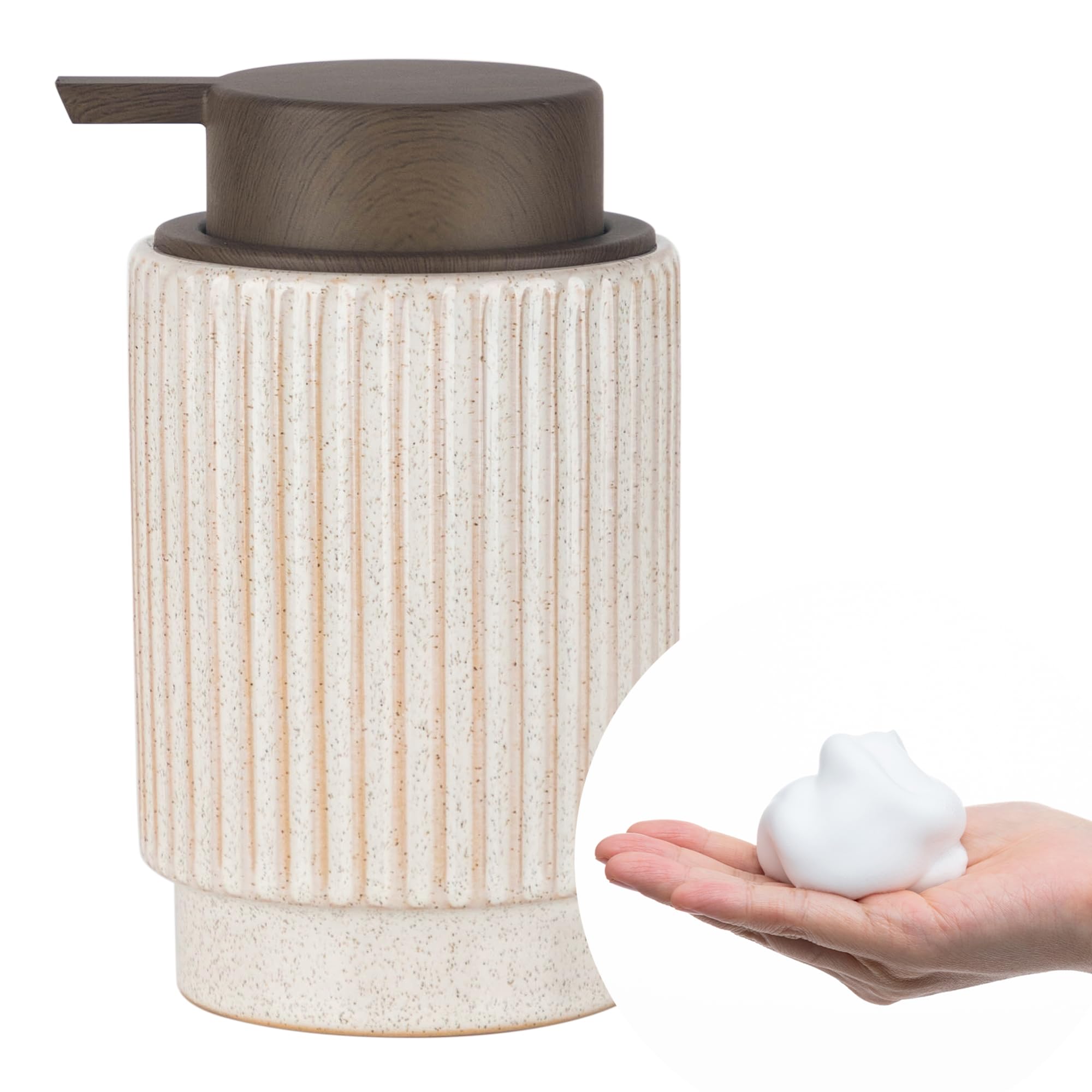 Amazon.com: Fun Elements Foaming Soap Dispenser, 10 oz Kitchen Soap ...