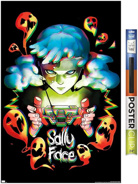 Amazon.com: Sally Face - Ghosts Wall Poster, 34L" x 22.4W", Poster ...