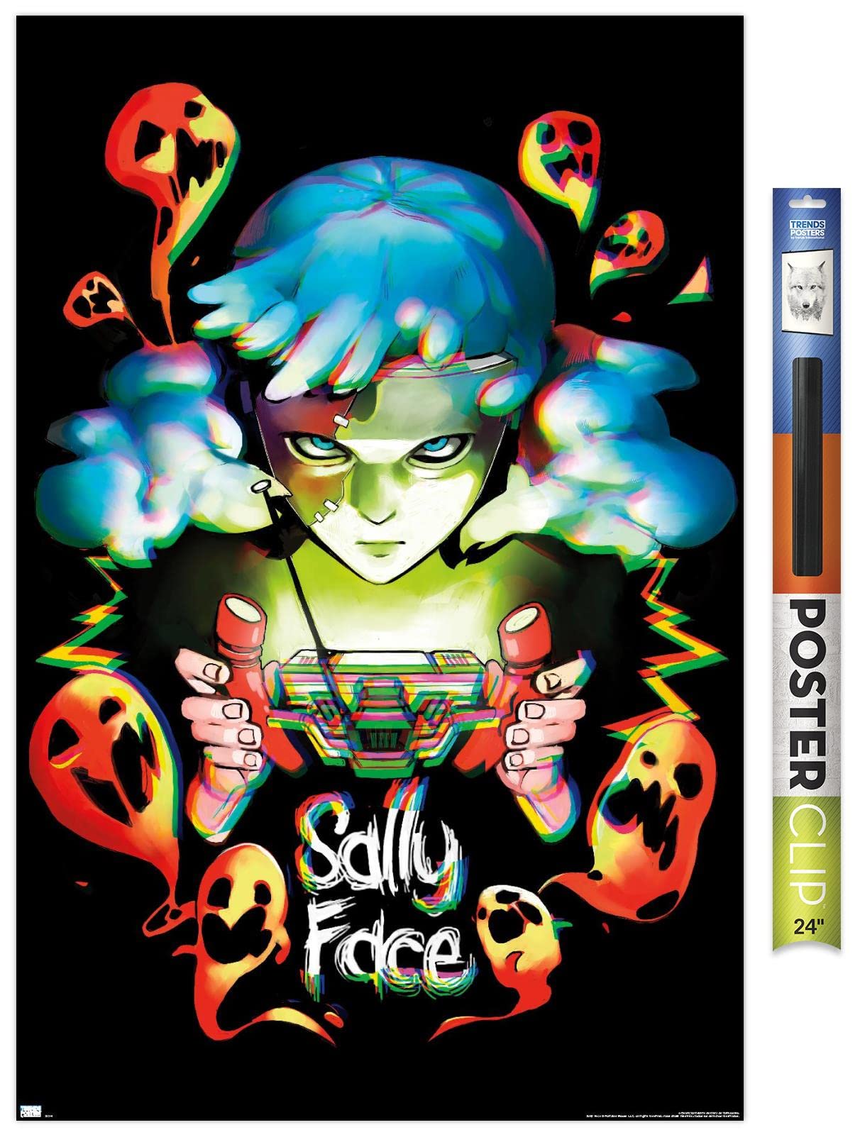 Amazon.com: Trends International Sally Face - Ghosts Wall Poster, 34L x ...