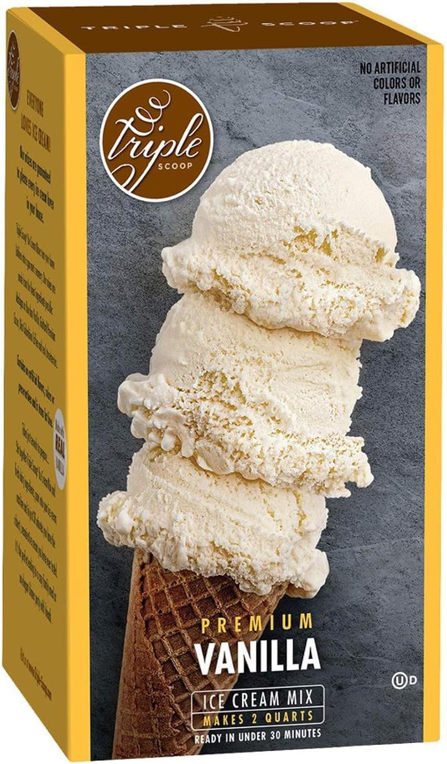 Amazon.com: Nostalgia Ice Cream Starter Pack - Ice Cream Maker Rock ...