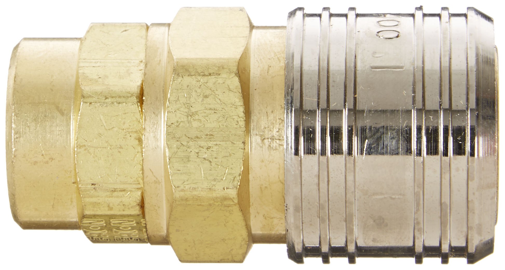 EATON HANSEN Quick Connect Hose Coupling: 1/2 In Body Size, 1/2 In Hose