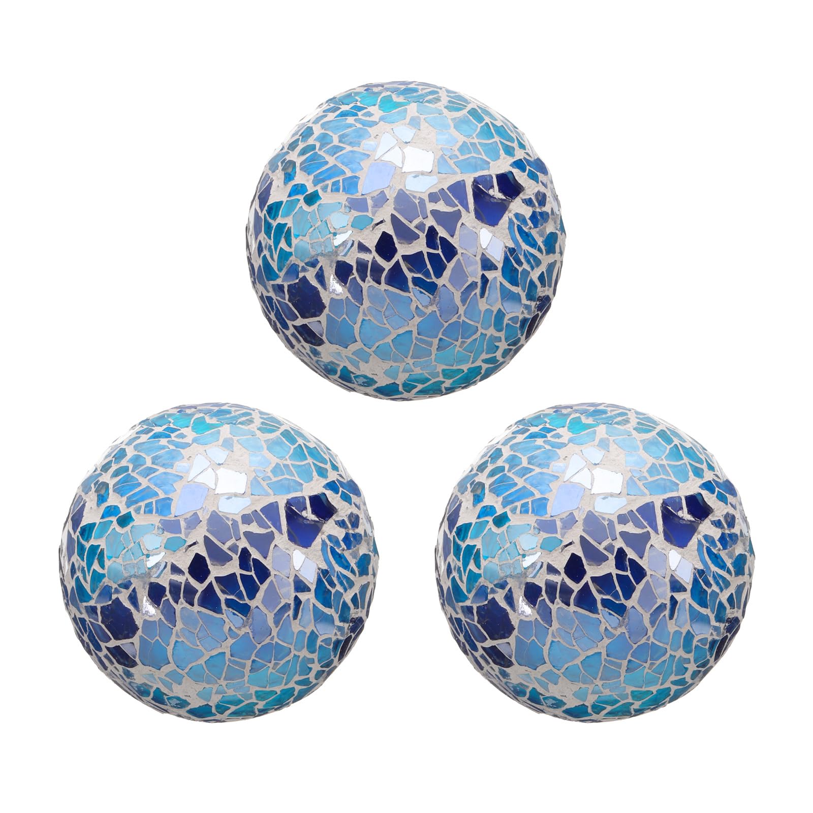 Amazon.com: uxcell 3Pcs Decorative Glass Balls 2.36 Inch Orbs ...