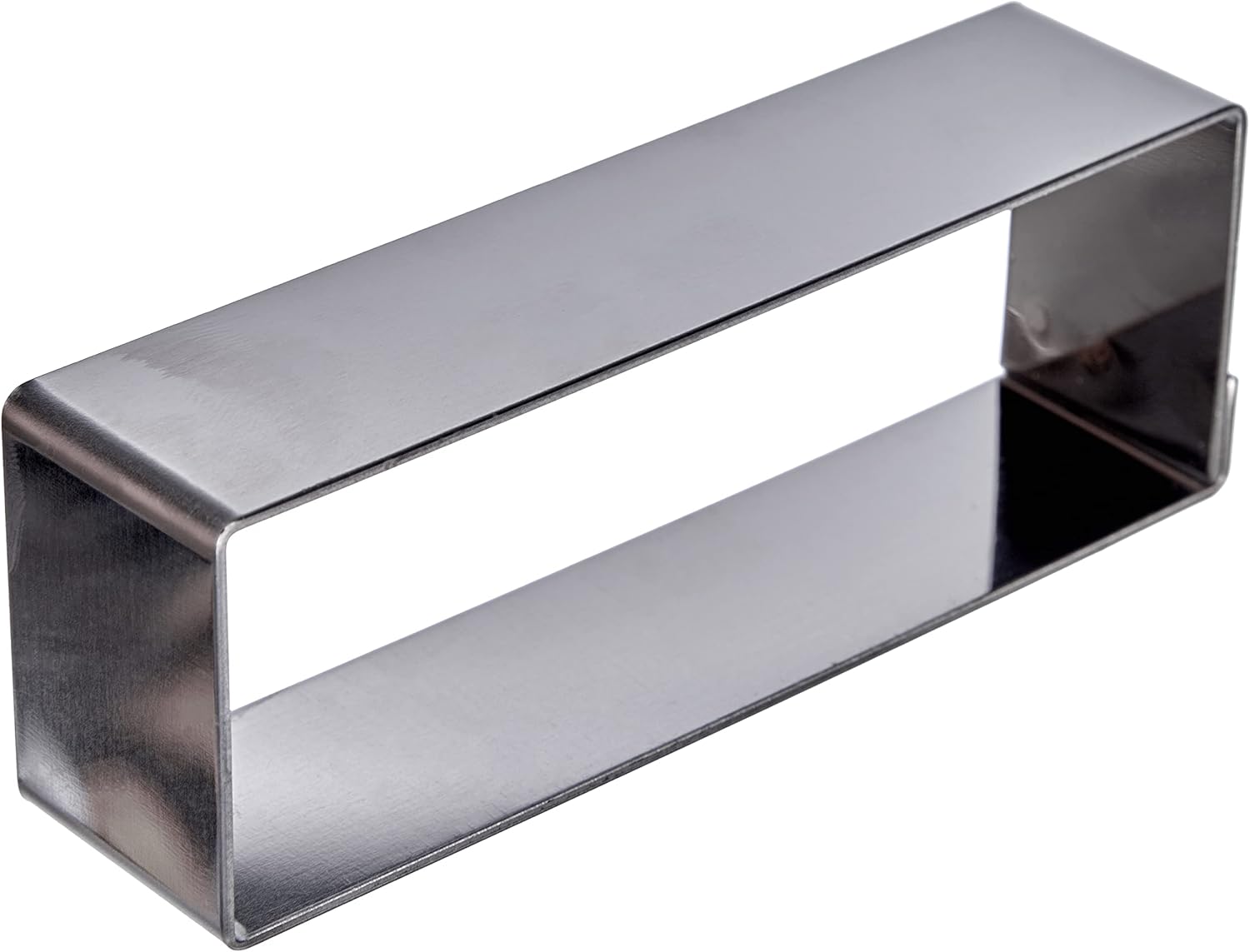 De Buyer 3943.12 Stainless Steel Rectangular Ring, Sharp Corners 12 x 4 ...