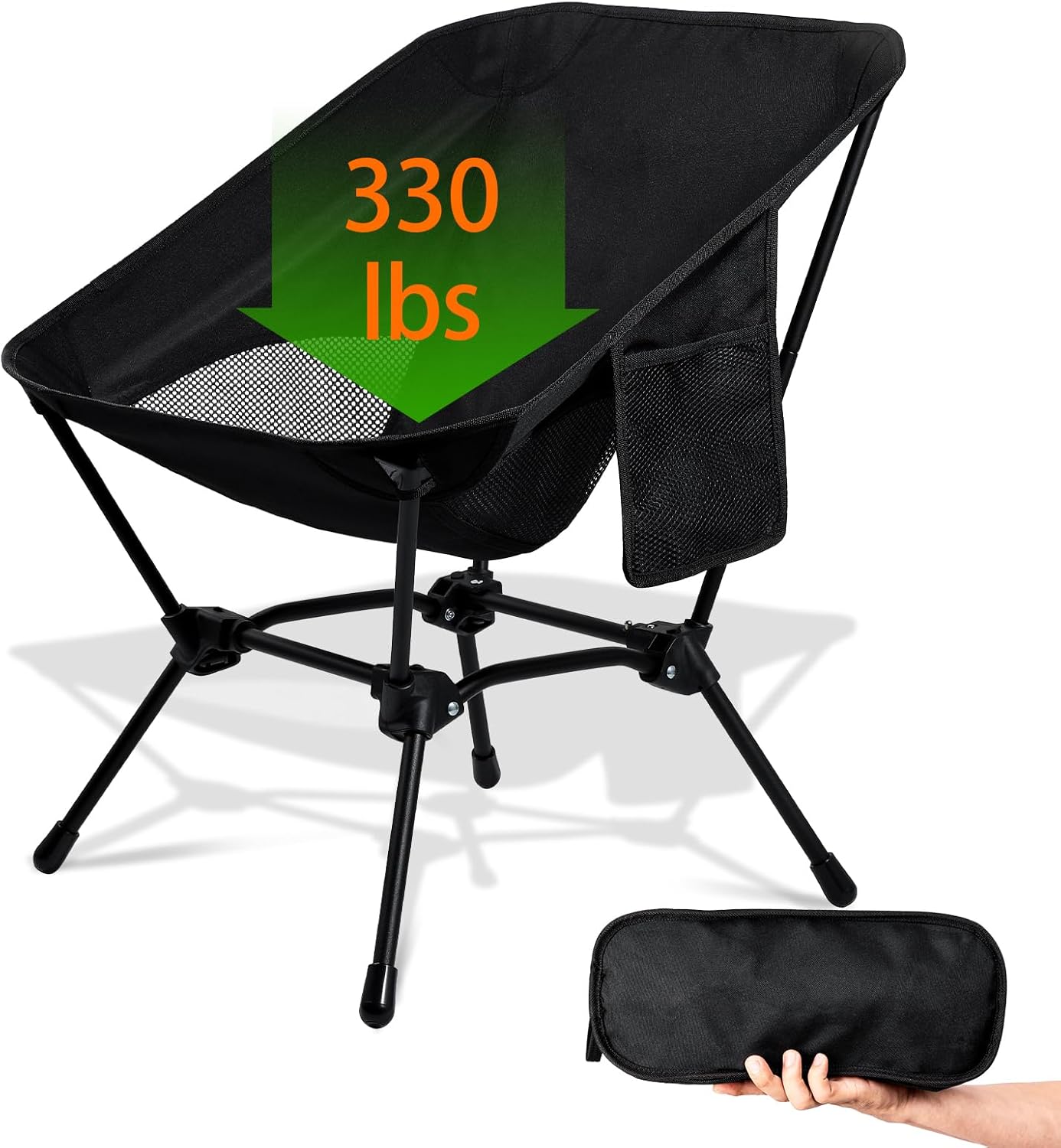 Amazon.com: Lightweight Folding Camping Chairs for Outside - Stable ...