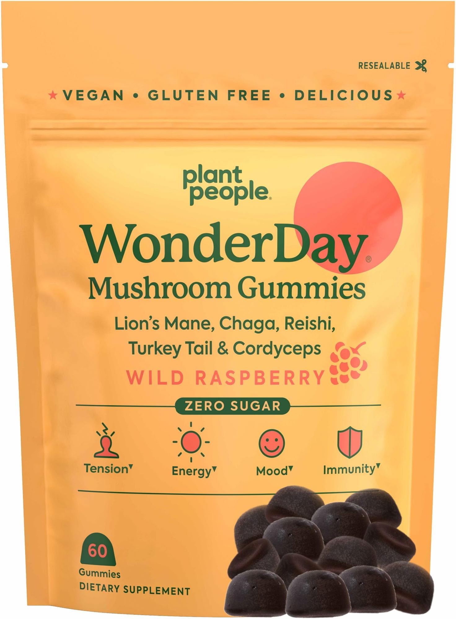 Amazon.com: Auri Super Mushroom Daily Gummies - All-in-One Daily Mushroom Supplement Gummy - 12 ...