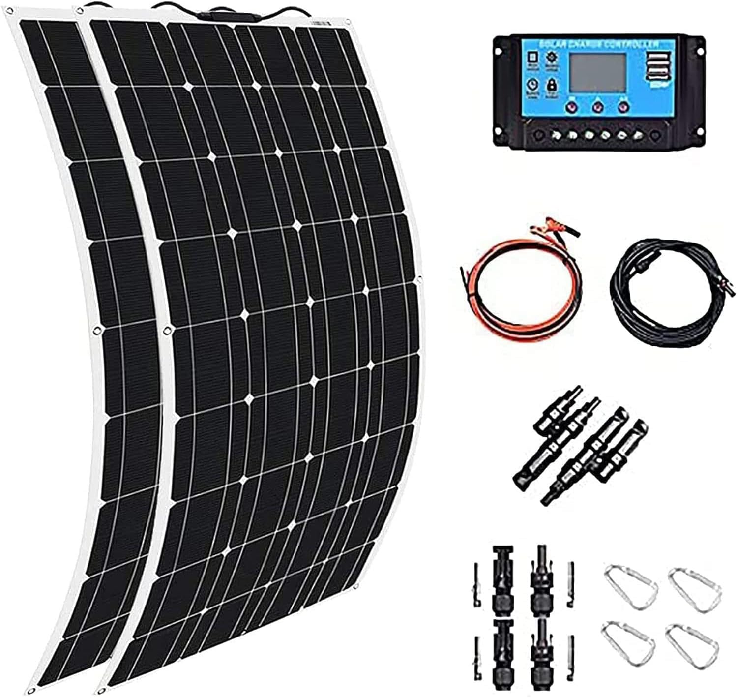 Amazon.com : Xue-shelf 600 Watt Solar Panel Kit, with 40A Charge ...