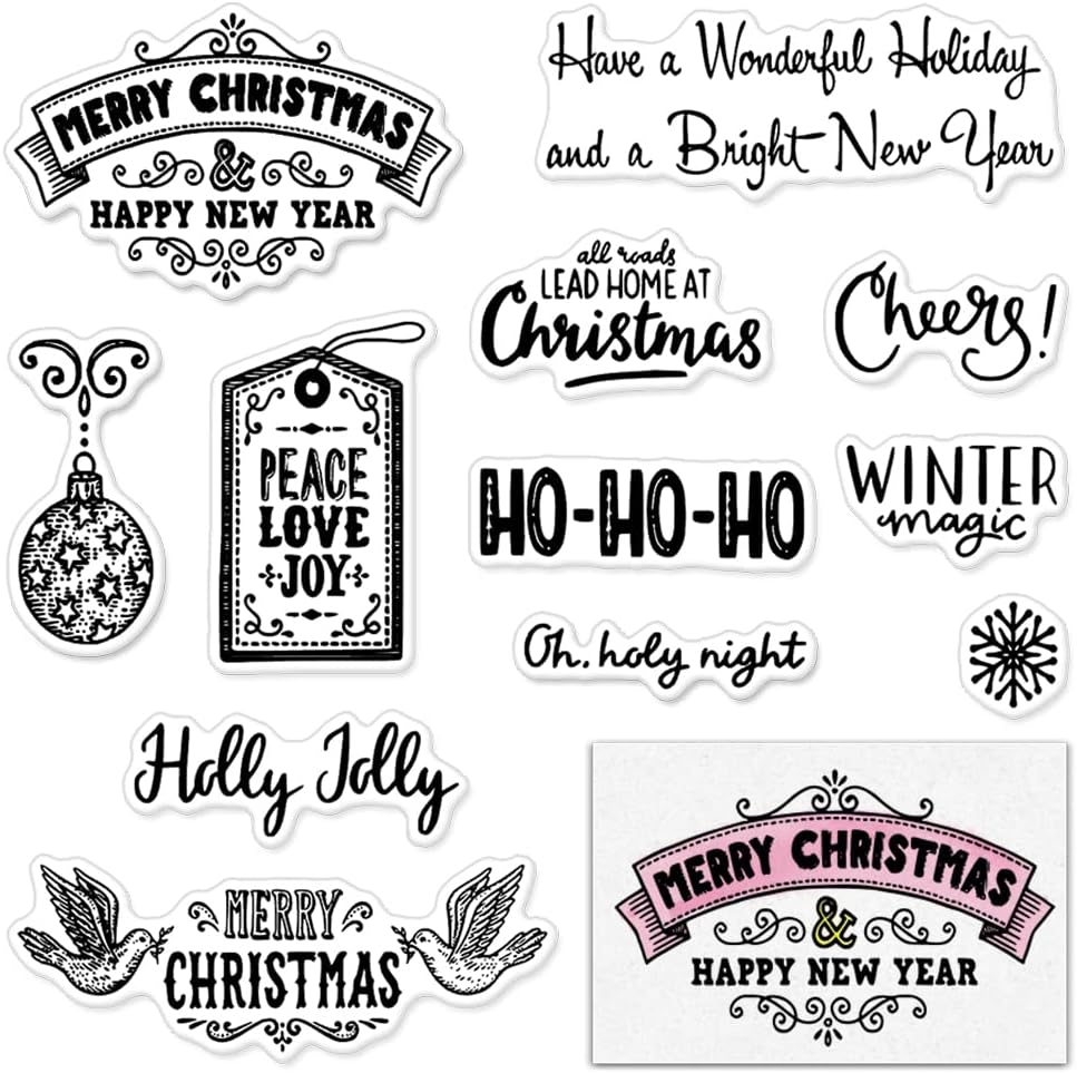 amazon-christmas-clear-stamps-for-card-making-decoration-and