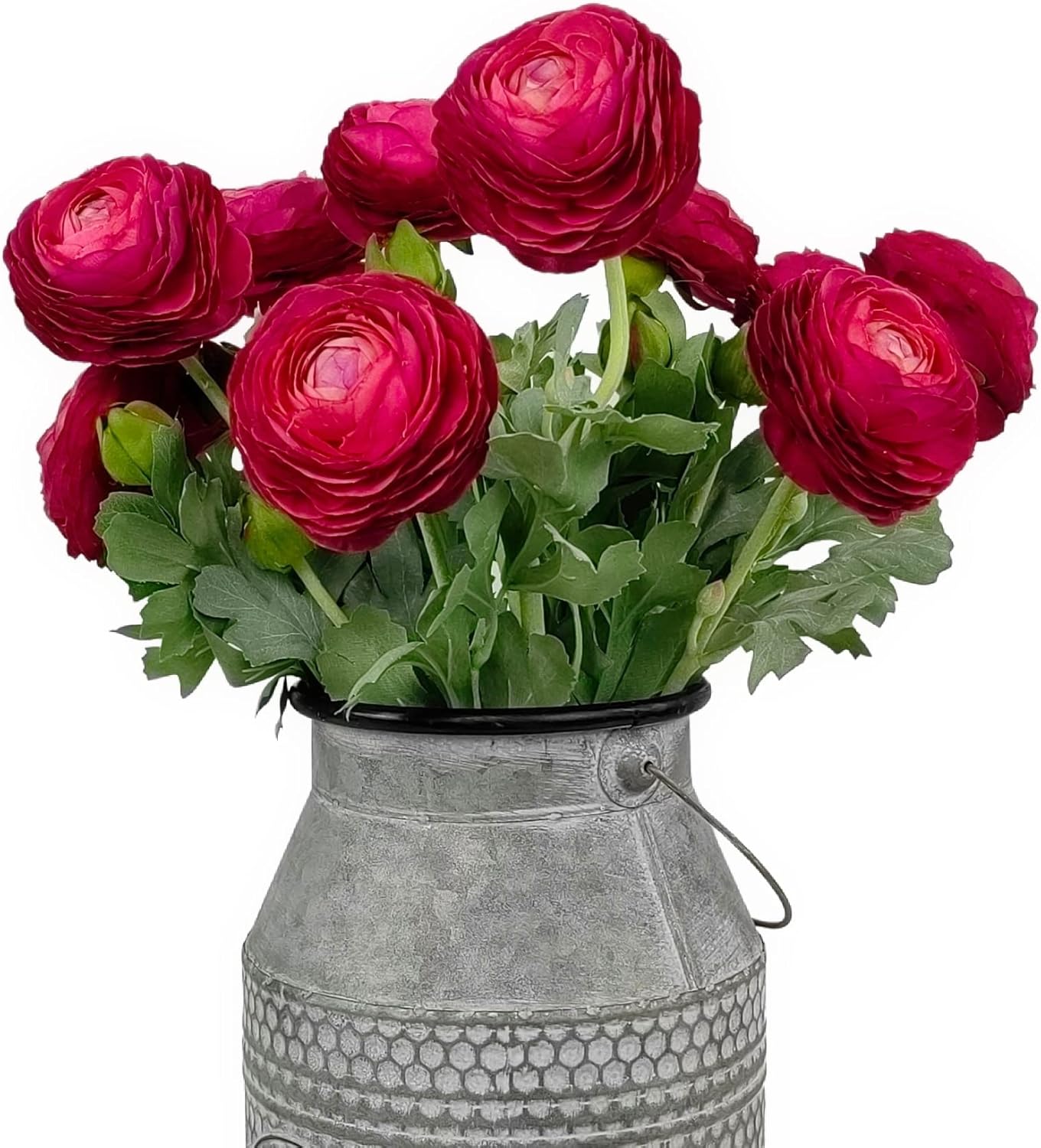 Artificial Ranunculus Flowers with Real Touch Stem, Silk Ranunculus ...
