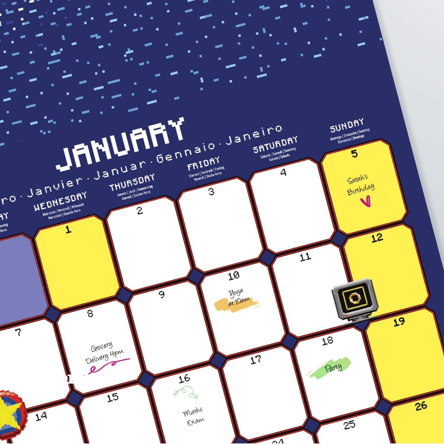 Grupo Erik Wall Calendar 2025 – Sonic | 12″ x 12″ Square Calendar 2025 ...