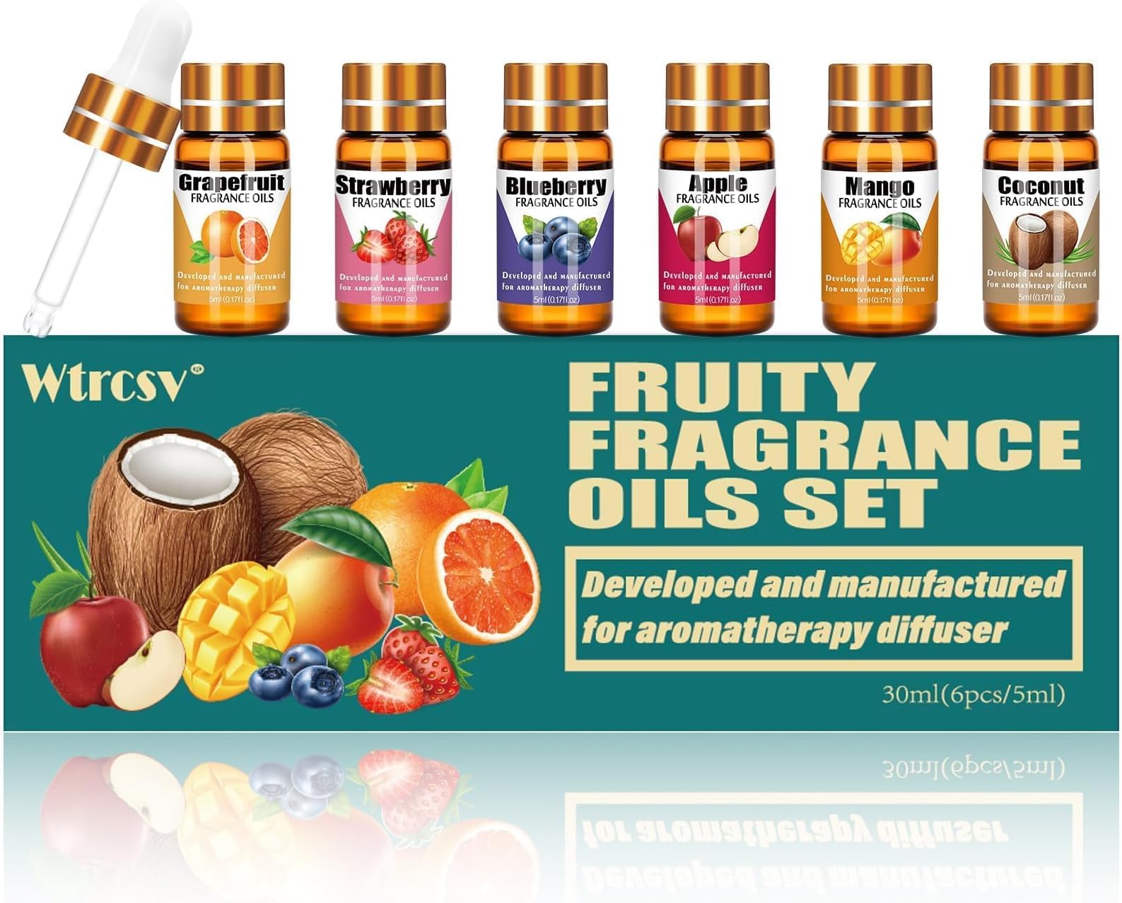 Amazon.com: A Pack of 24 Fragrance Oils Aromatic Perfume Oils in 12 ...
