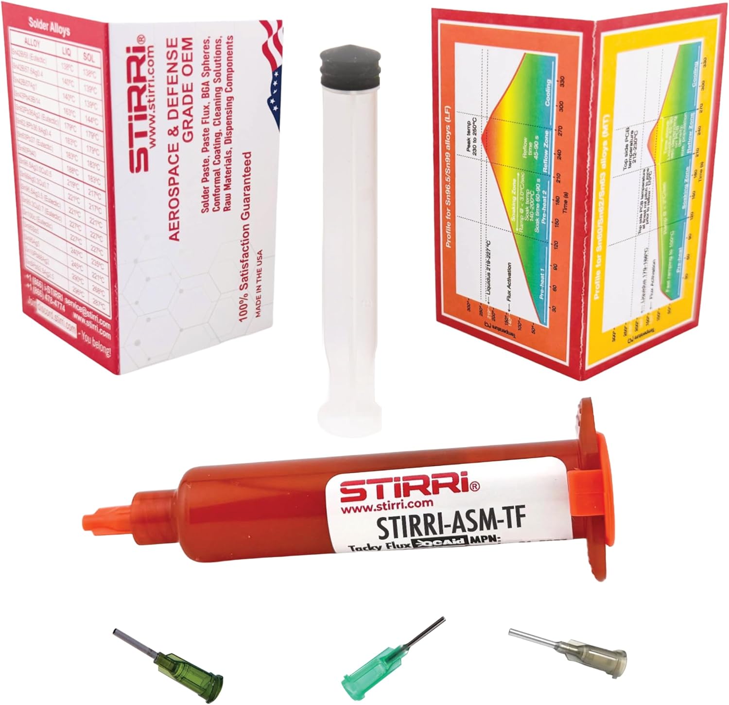 STIRRI-ASM-TF no-clean universal soldering tacky paste flux (ROL0 ...