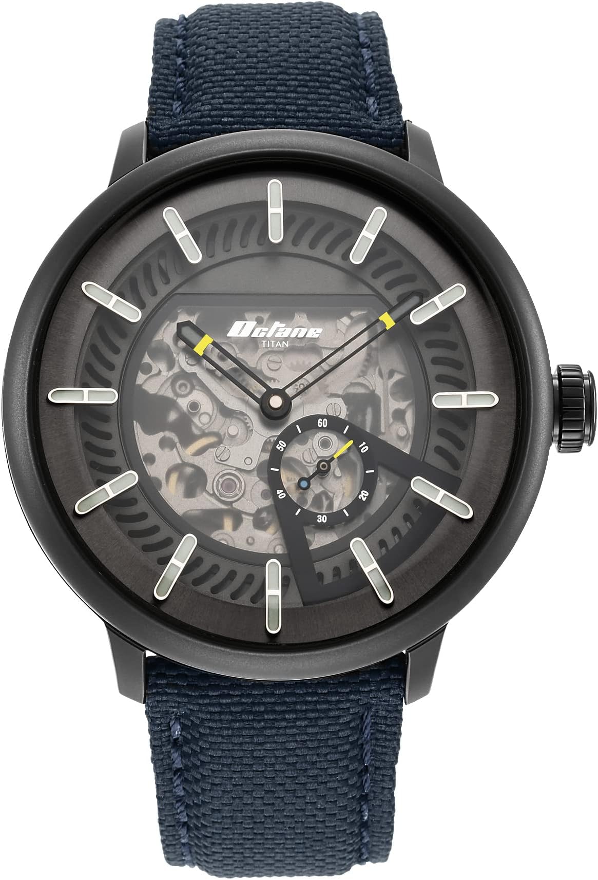 Titan Men Nylon Octane-Aerobatics Collection Analog Black Dial Watch ...