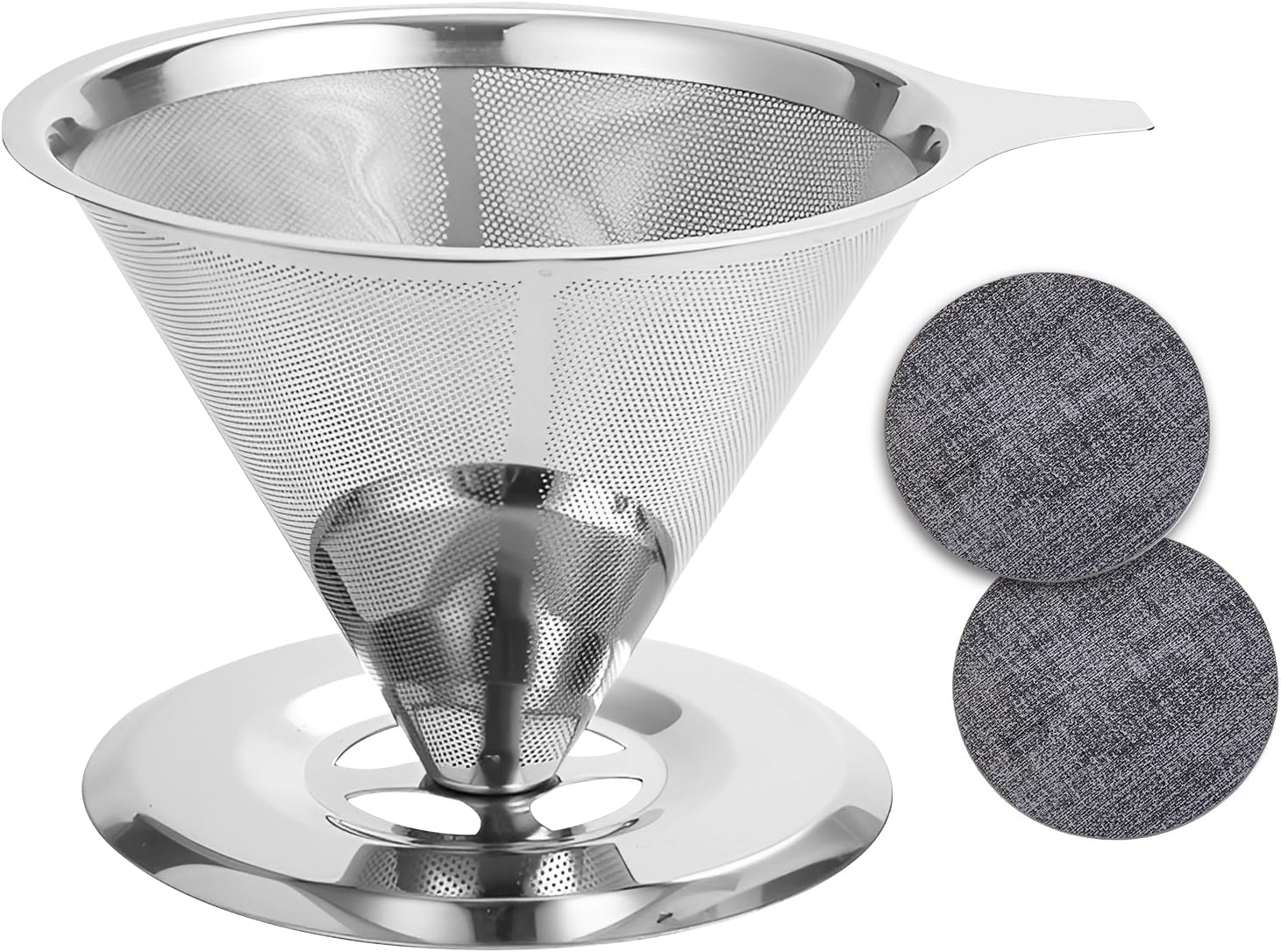 E-PRANCE Permanenter Kaffeefilter Wiederverwendbare Handfilter aus ...