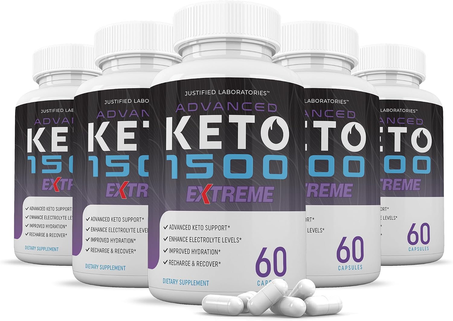 Amazon.com: (5 Pack) Advanced Keto 1500 Extreme Pills 1675MG New ...