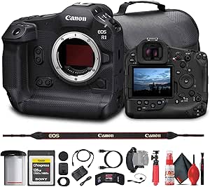 Amazon.com : Canon EOS R1 Mirrorless Camera - 24MP, Full-Frame Stacked BSI CMOS Sensor (6577C002 ...