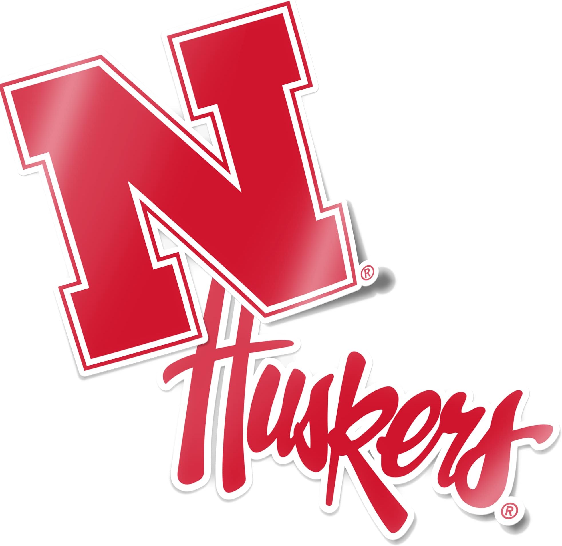 Amazon.com: 5 Inch Nebraska Univ Huskers NU Cornhuskers Logo Removable ...