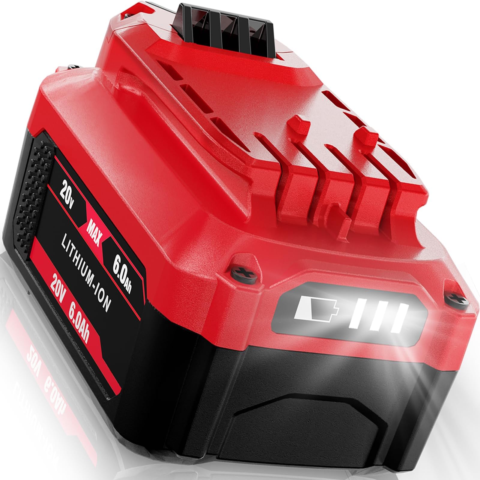 Amazon.com: energup 20V 6.5Ah Replacement for Craftsman 20V Battery V20 ...