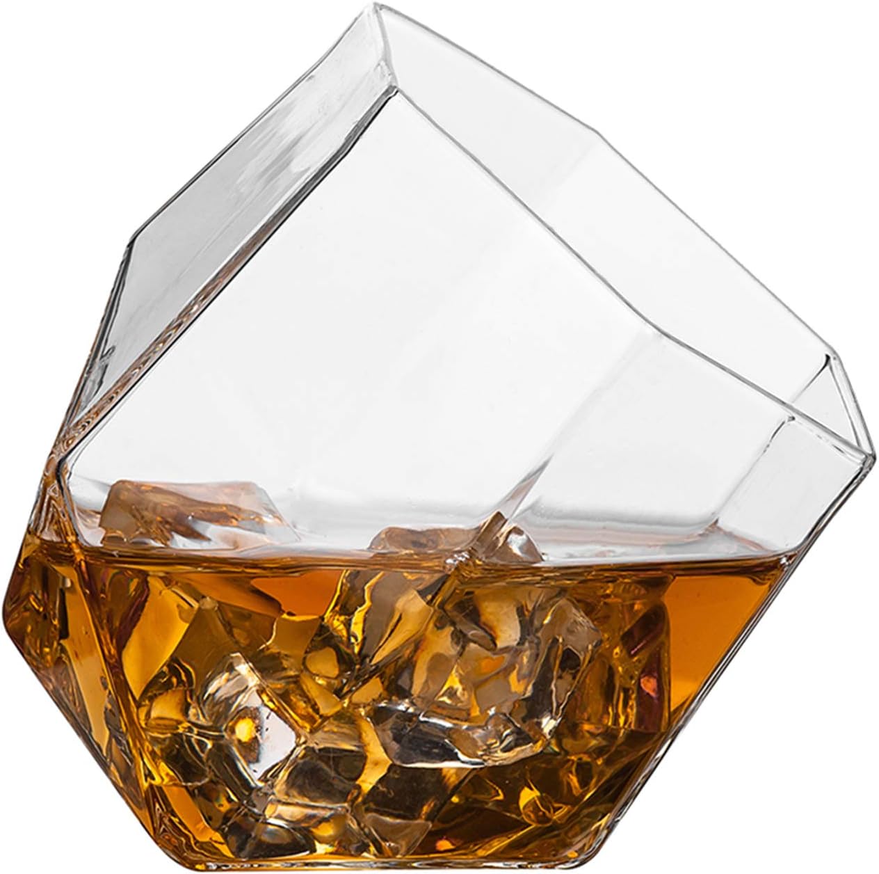 Amazon.com | maimon Geometric Diamond Shape Wine Glassware Whiskey ...