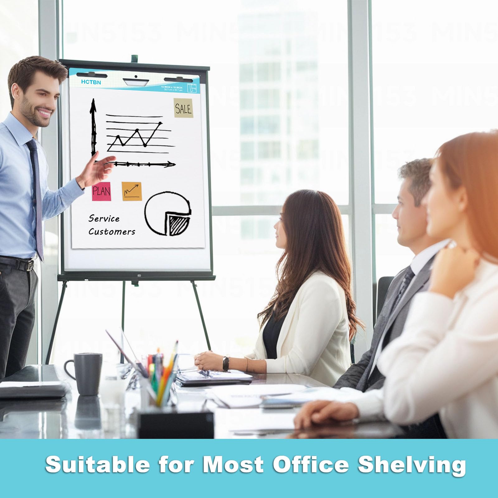 Snapklik.com : Sticky Mini Easel Pad, 8 Pads, 15 In X 18 In, 30 Sheets ...