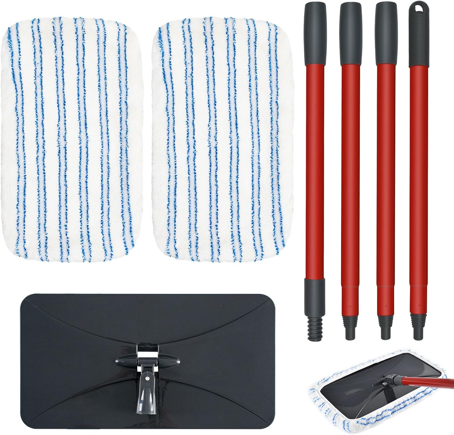 Amazon.com: Microfiber Flat Mops for Floor Cleaning Ocedar Hardwood ...