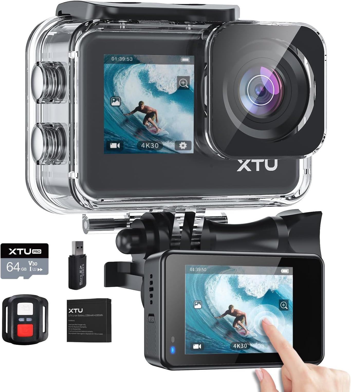 GoPro HERO9 - Waterproof Sports Camera with Front LCD Screen and Rear ...