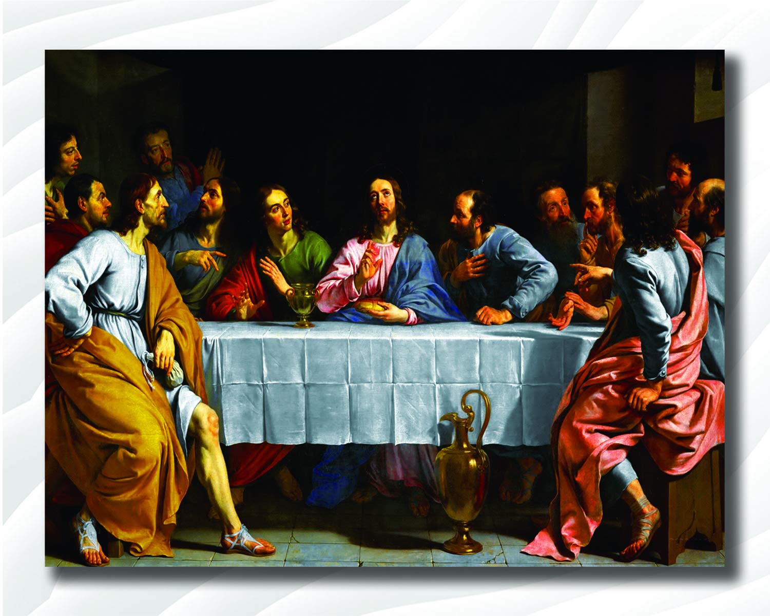 Namaste Home Laminated Paper Poster Poster The Last Supper His ...