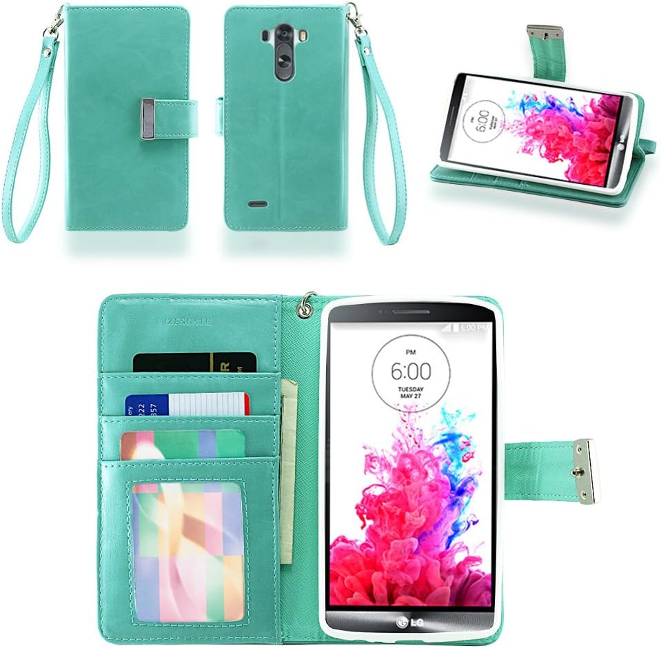 Amazon.com: IZENGATE LG G3 Wallet Case - Executive Premium PU Leather ...