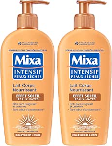 Mixa Intensif Peaux Sèches - Lait Corps Nourrissant Effet Soleil ...