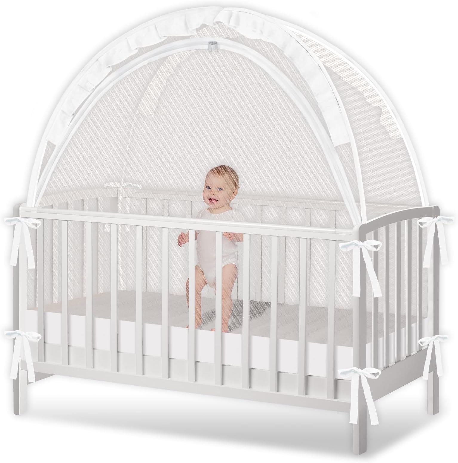 Amazon.com: Crib Tent - Crib Net to Keep Baby in, Stop Baby from ...