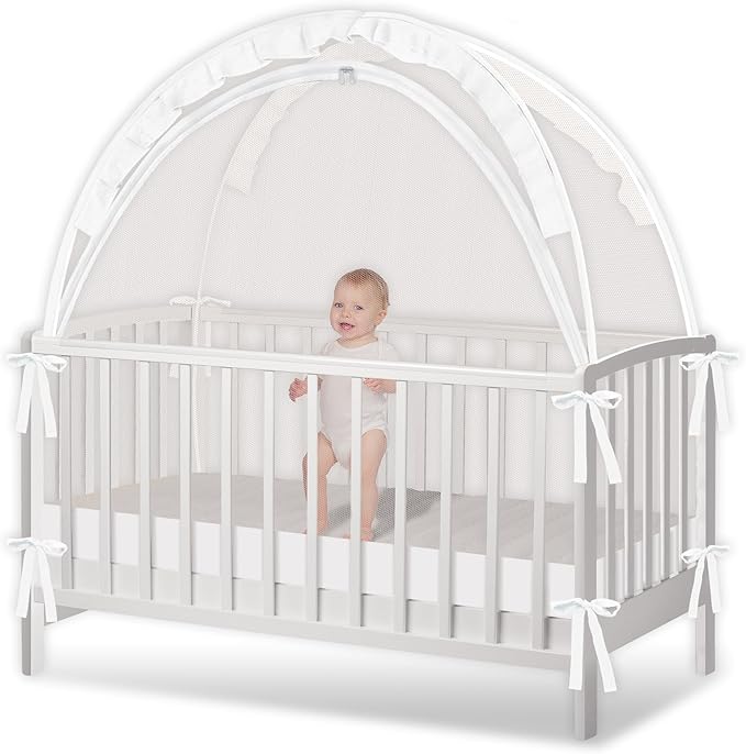 Amazon.com: Crib Tent - Crib Net to Keep Baby in, Stop Baby from ...