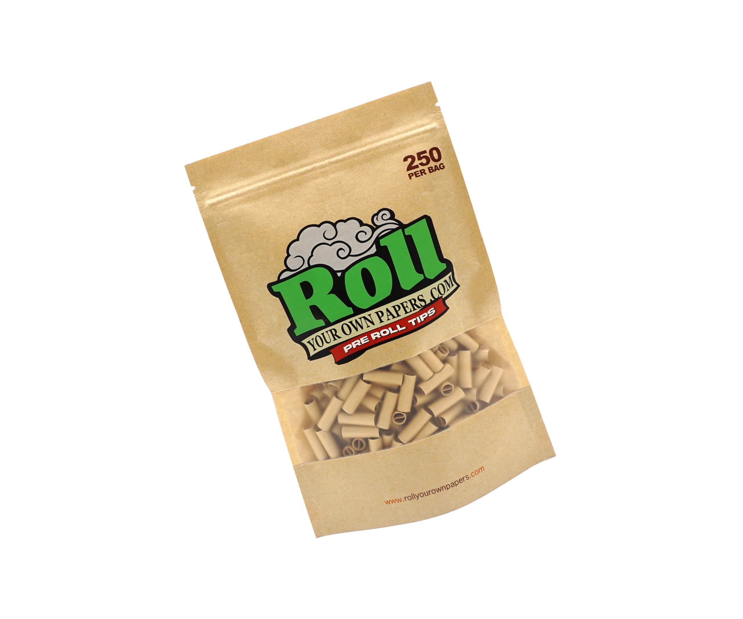 Amazon.com: Natural Unbleached Pre-Rolled Filter Tips, Ø6.5mm - 1 Bag ...